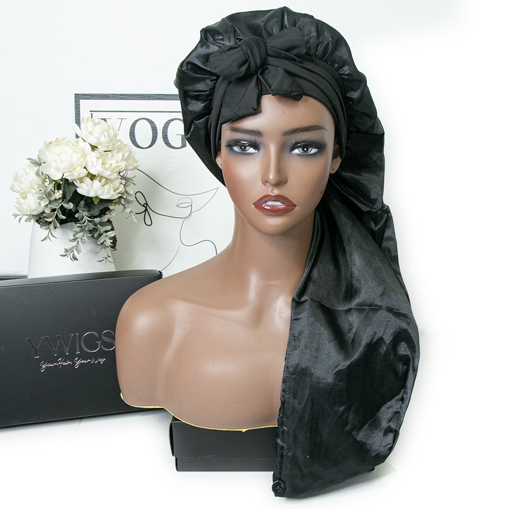 Long Satin Braids Bonnet – Ywigs Wholesale