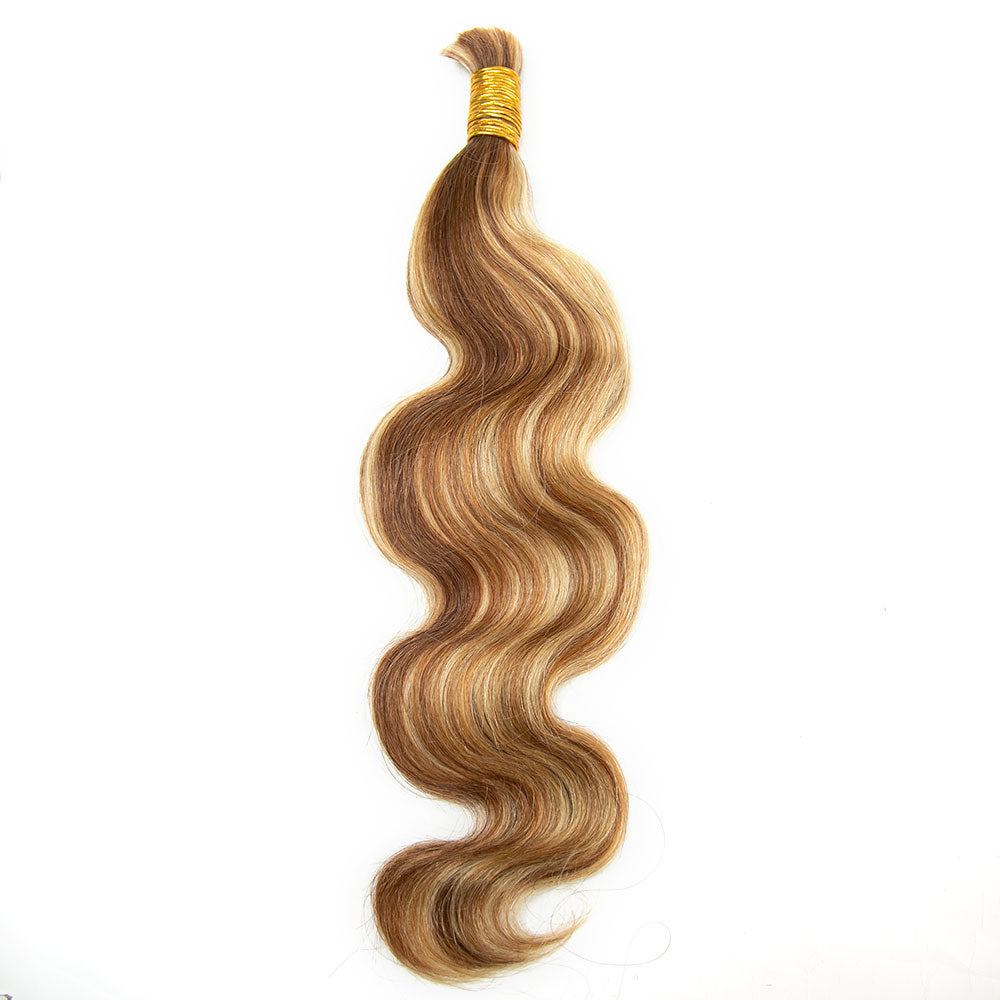 Wholesale #27/#30/#613 Mix Color Blend Body Wave Bulk Human Braiding H ...